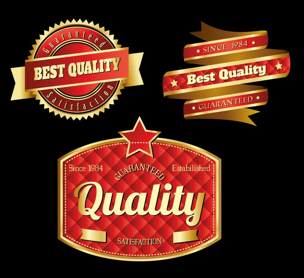 Quality vintage labels Stock Vector Image by ©Sulovsky #63391963