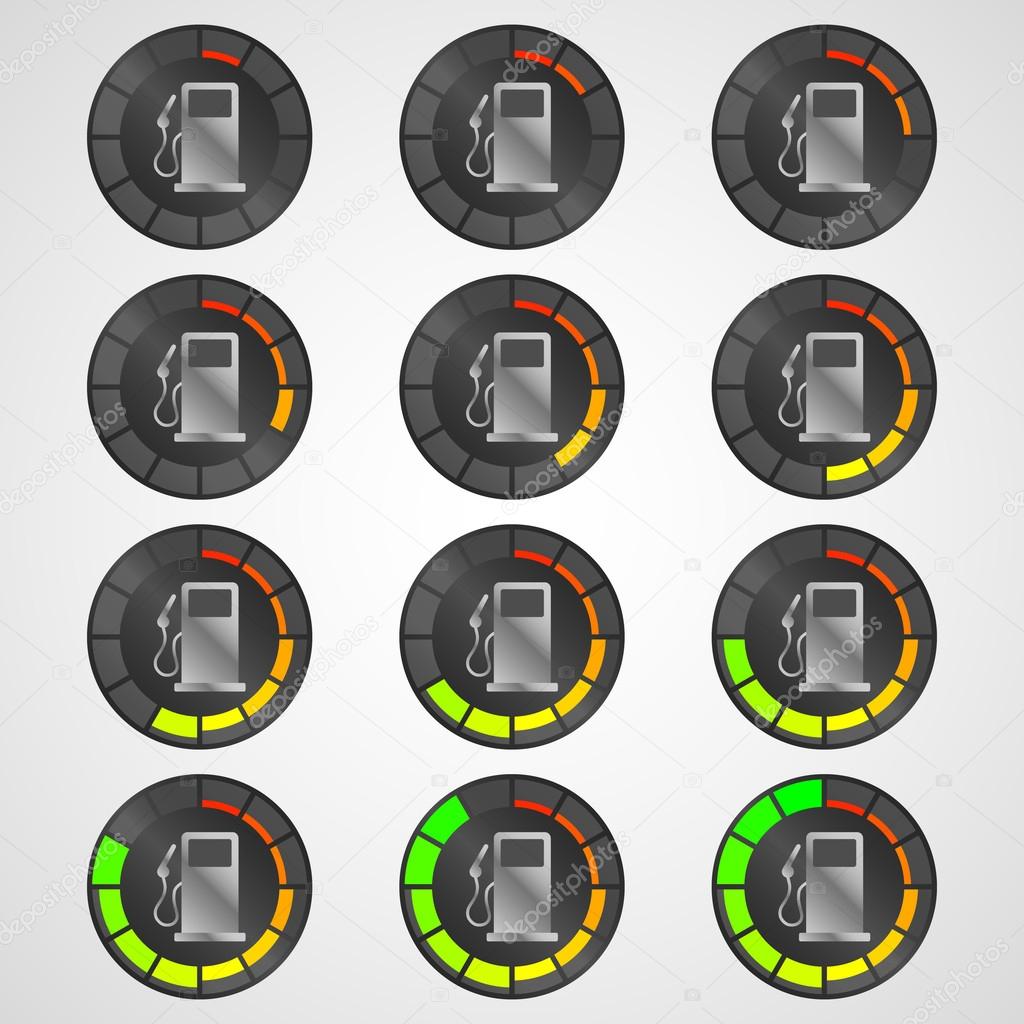 Icon fuel level Stock Vector Image by ©Denis_Sovetov #62073001