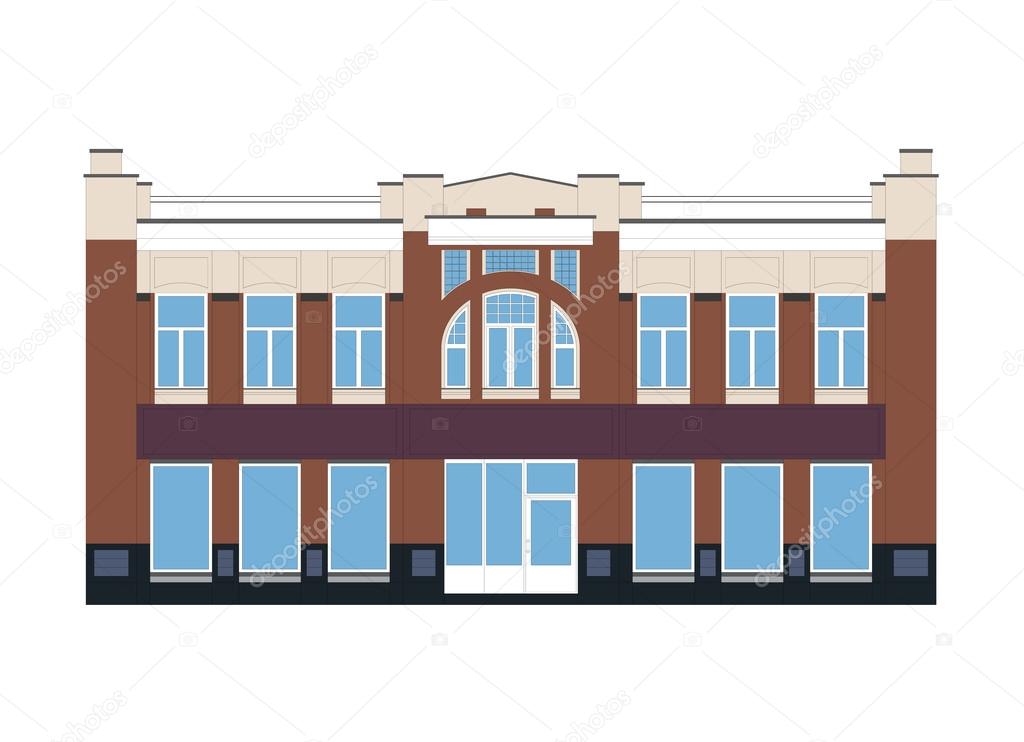 Illustration of an Old Building Stock Vector Image by ©beatpavel #117554396