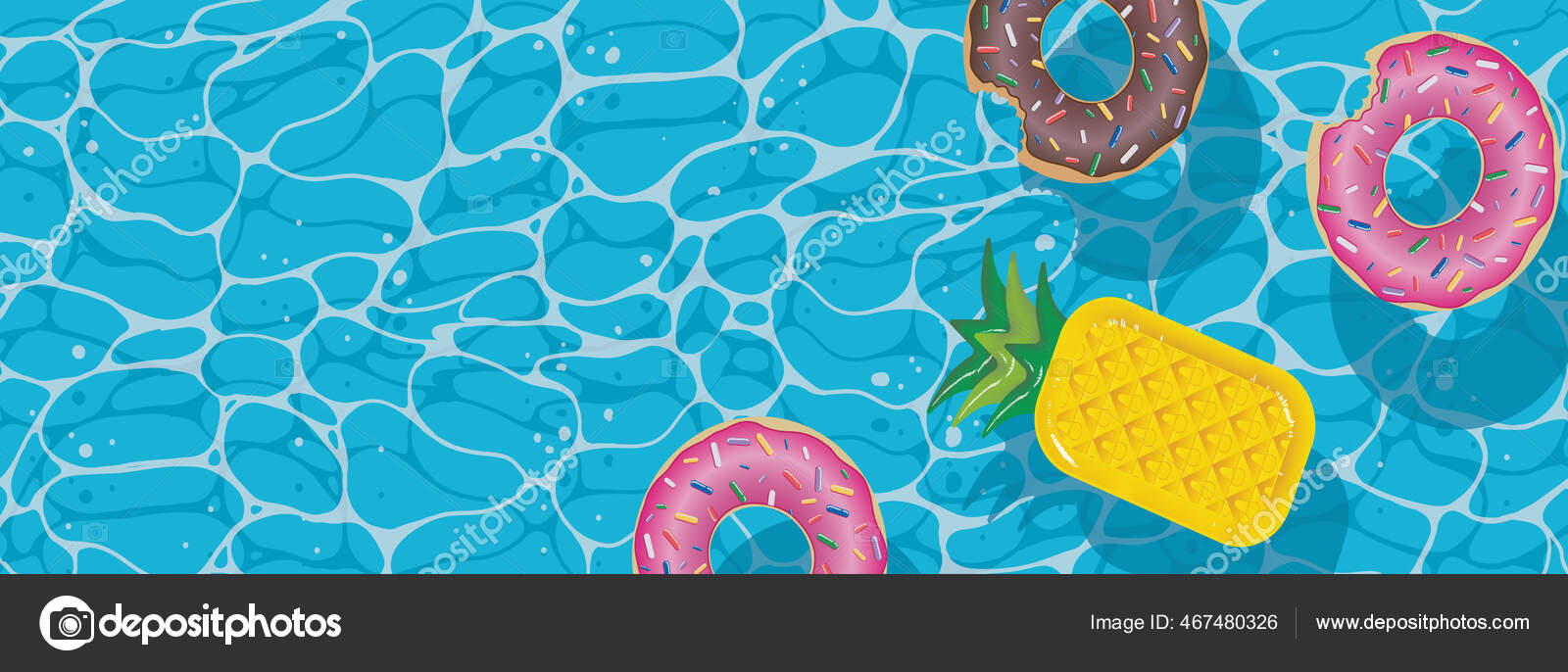 Summer Background Flyers Pool Party Invitations Pool Party Azure Water