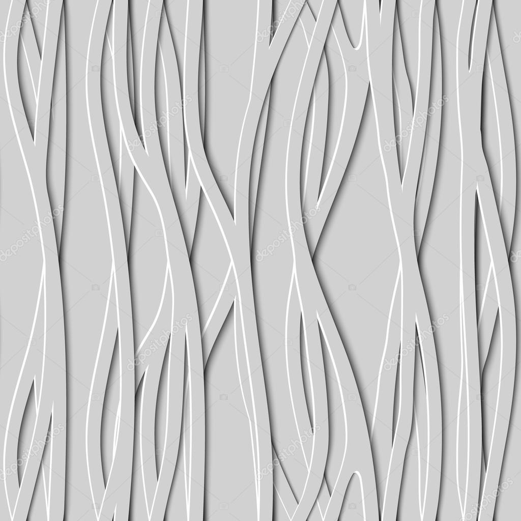 Seamless Design Creativity 3D Background of Lines, Vector Illustration ...