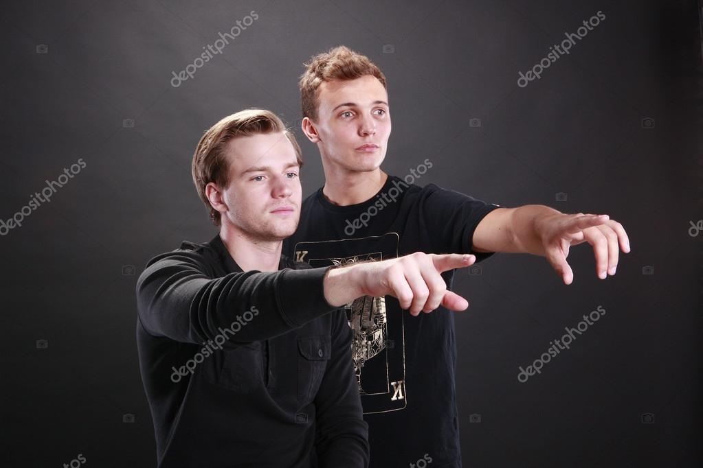 Two young men portrait Stock Photo by ©Redav 62804897