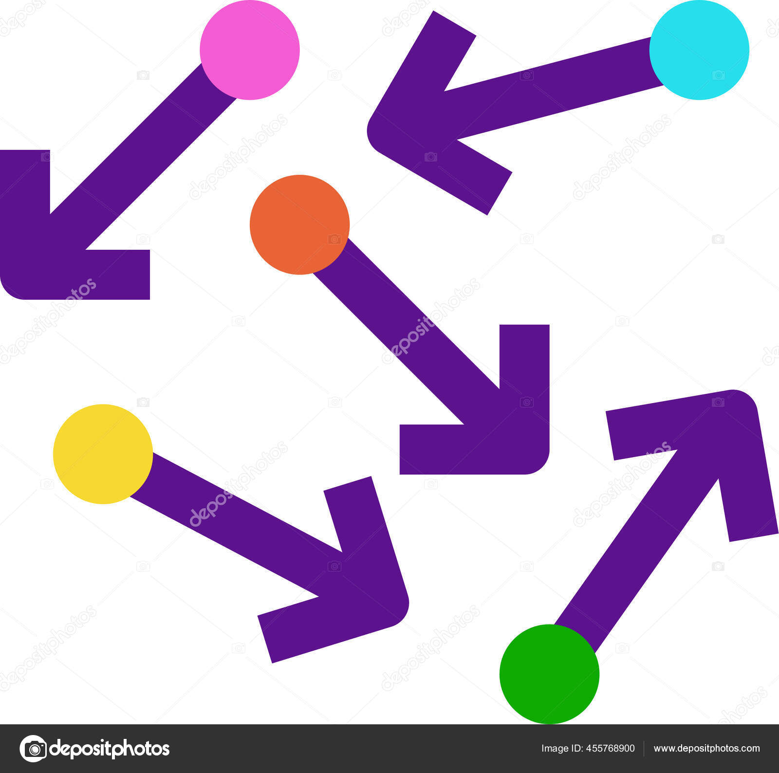 Random Icon Vector Illustration Isolated White Background Stock Vector ...