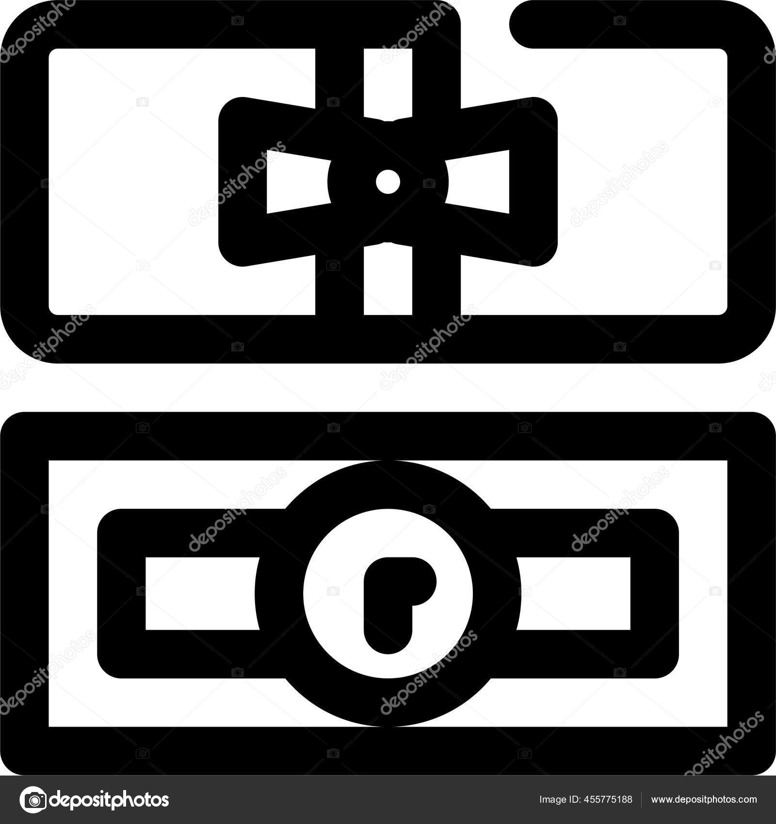 Clock Icon Vector Illustration Isolated White Background Stock Vector ...