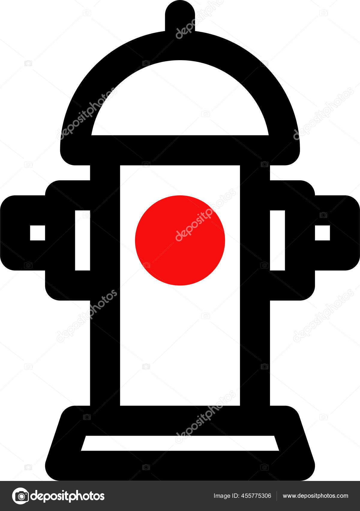 Waterpoint Icon Vector Illustration Isolated White Background Stock ...