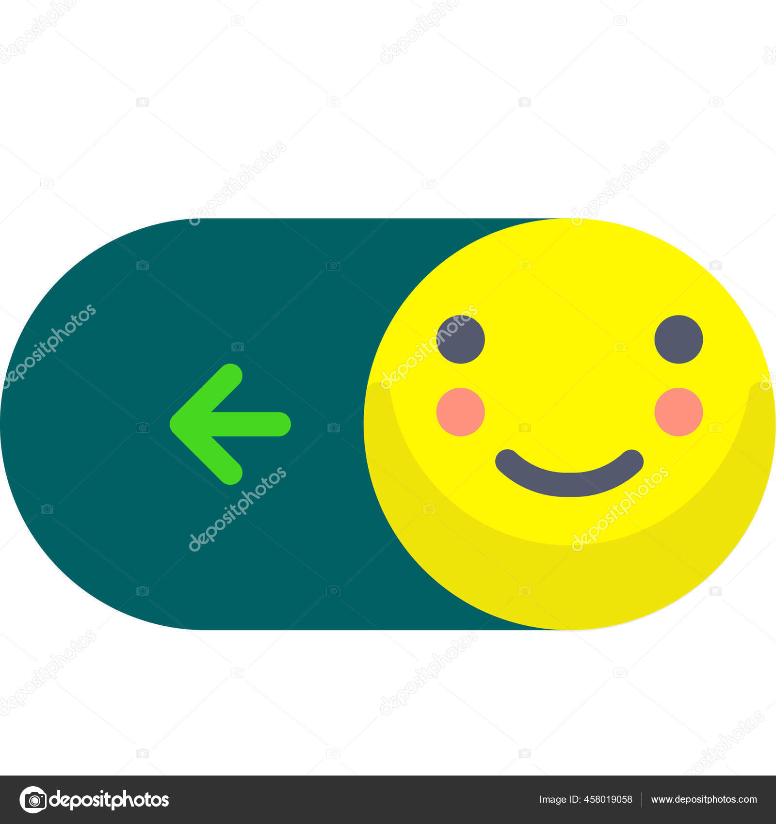 Switcher Icon Vector Illustration Isolated White Background Stock ...