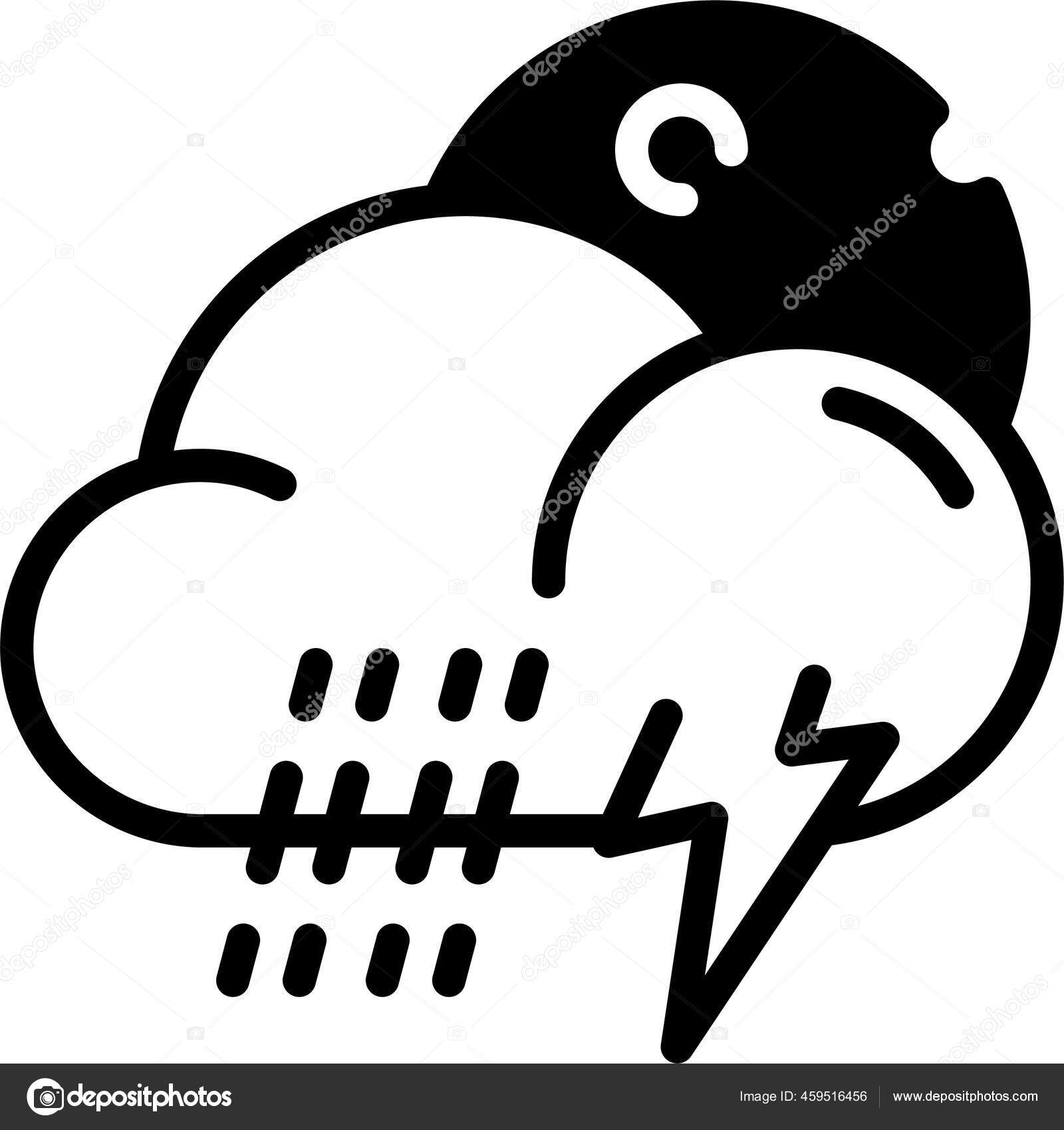 Warning Modern Icon Vector Illustration Isolated White Background Stock ...