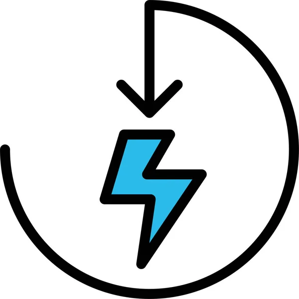 Warning Modern Icon Vector Illustration Isolated White Background Stock ...