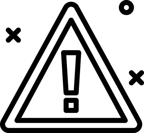 Warning Modern Icon Vector Illustration Isolated White Background Stock ...