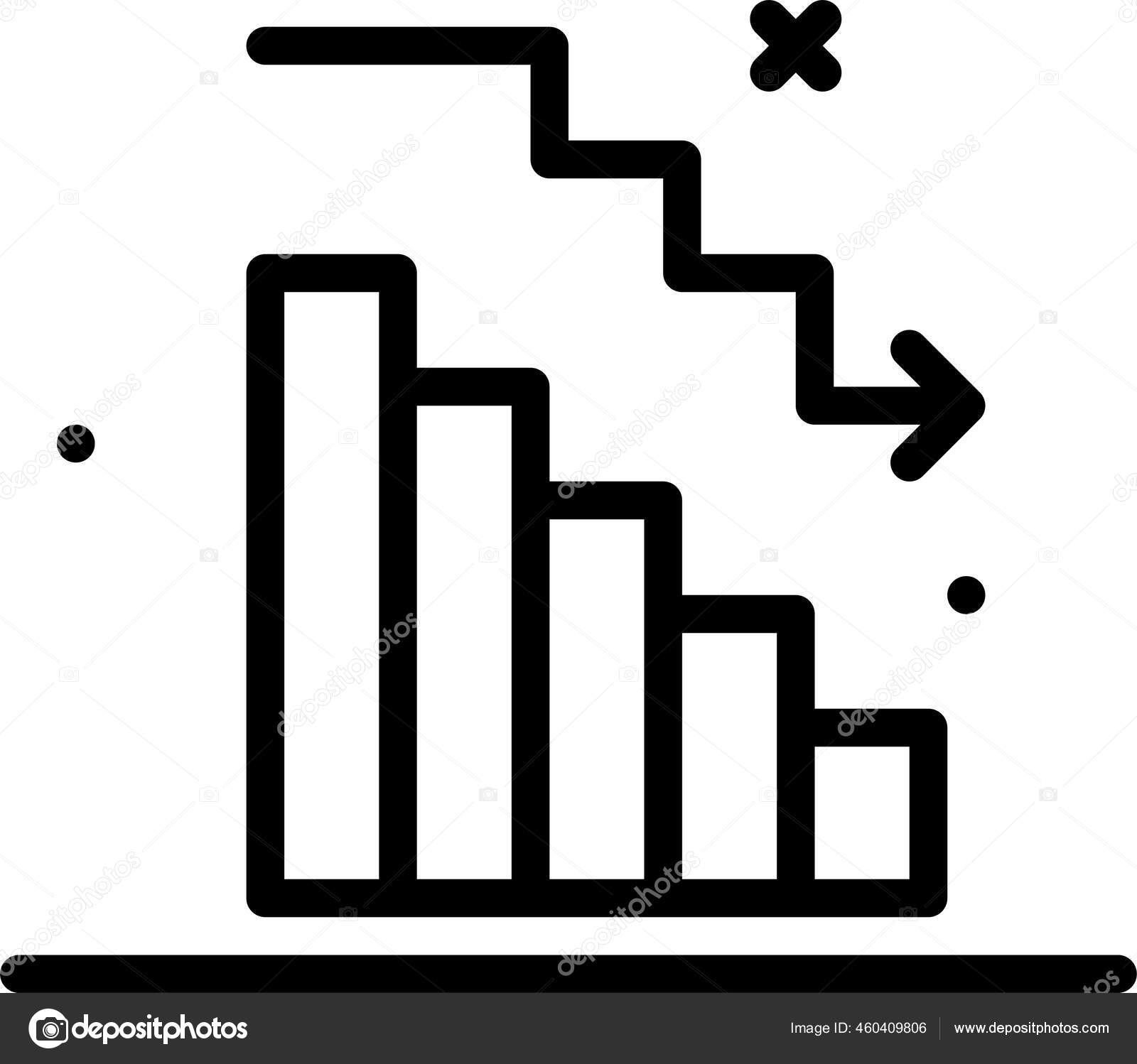 Statistik Dan Analisis Ikon Ilustrasi Vektor Diisolasi Latar Belakang ...
