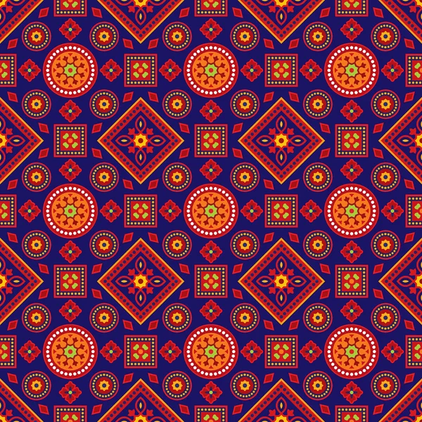 Red Sindhi Ajrak Pattern, Vector Illustration Stock Vector Image by ...