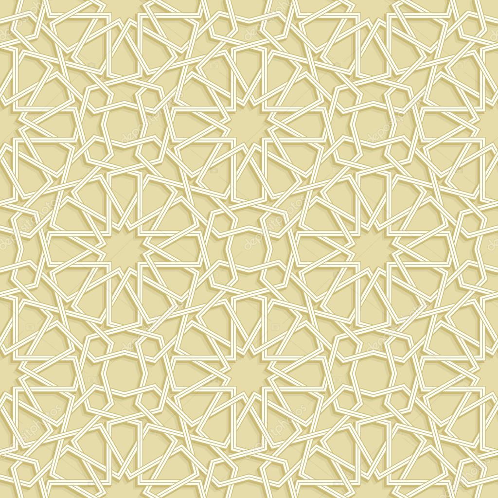 Pola Emas Bintang Islam Vektor Stok oleh ©dezignmart 87372510