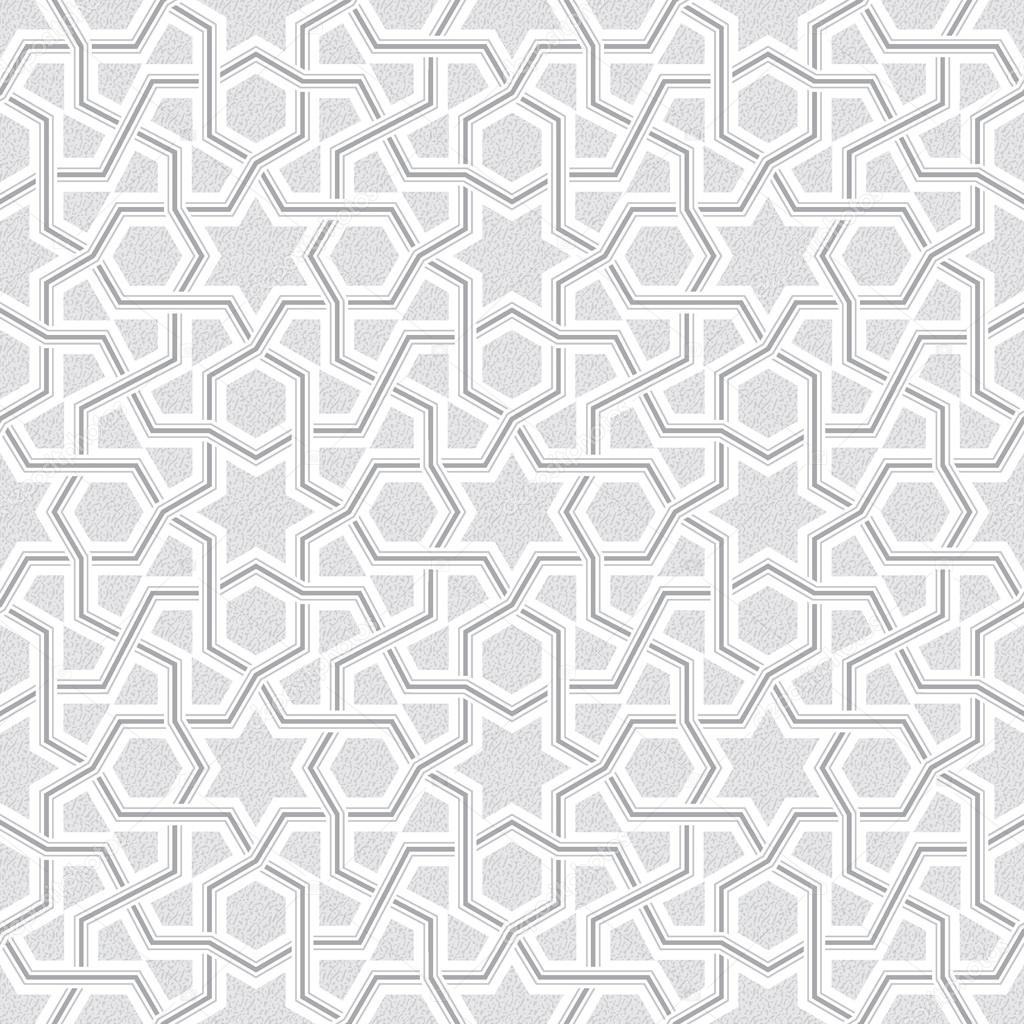 Geometric Light Grey Pattern Stock Vector by ©dezignmart 95689438