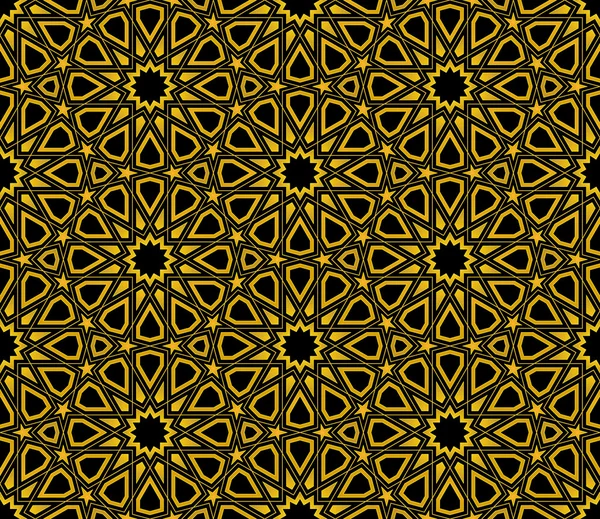 Islamic star pattern golden lines with white background ⬇ Vector Image ...