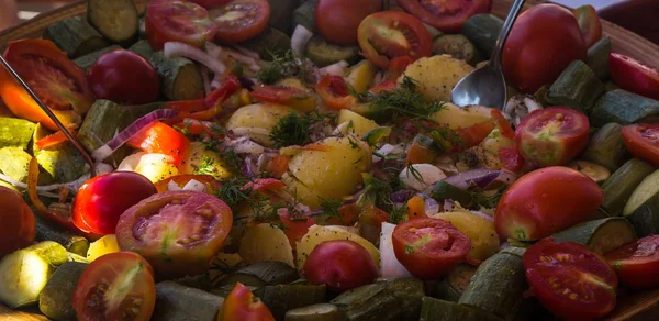 Greek cuisine, island of Milos, Greece - Stock Image - Everypixel
