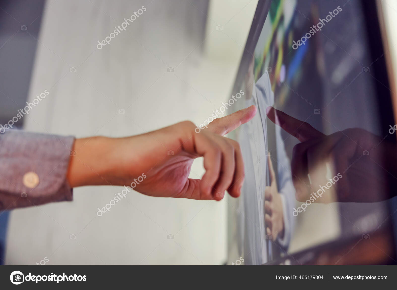 Future Technological Concept Modern Image Technology Display Touch ...