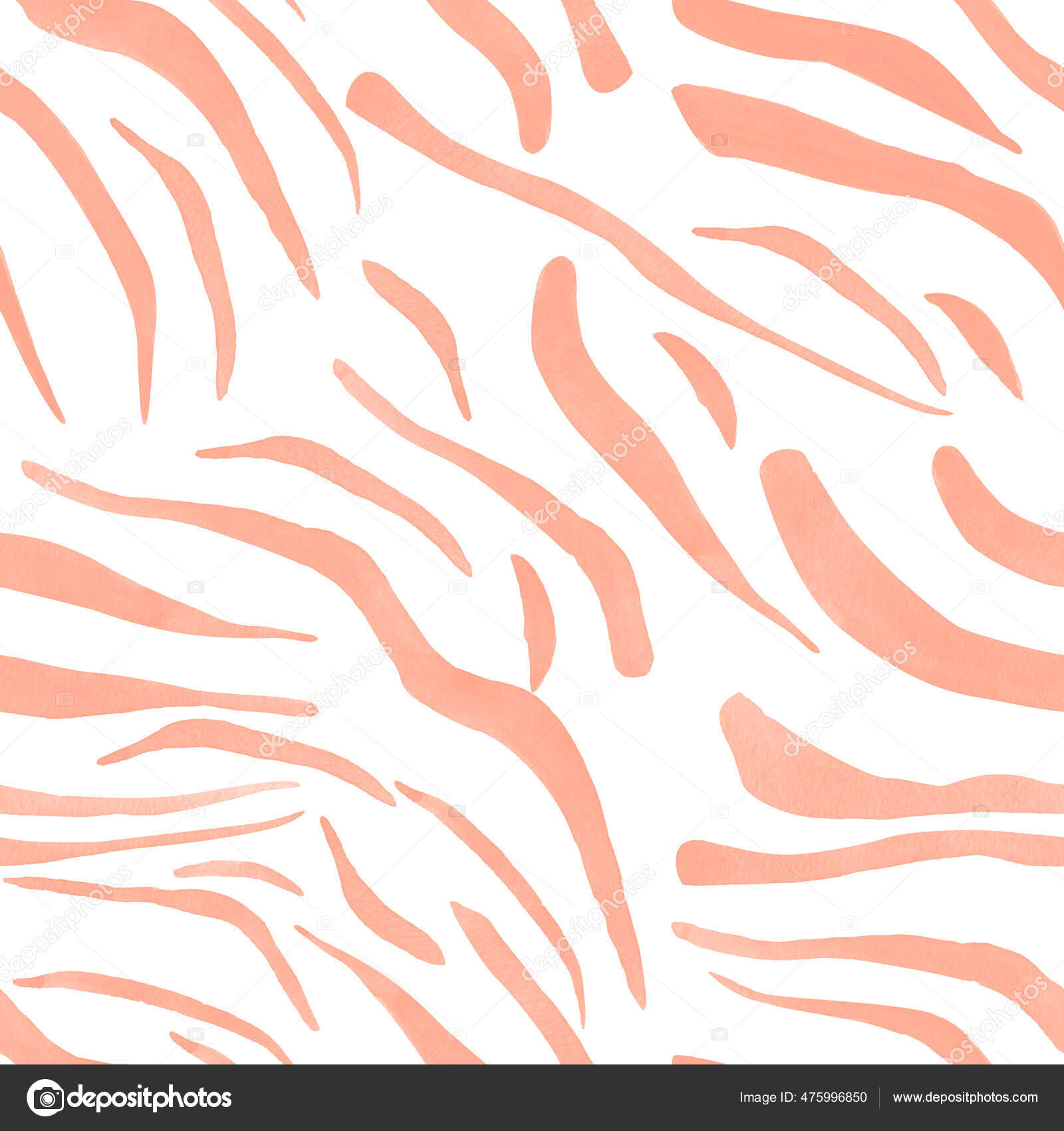 Orange Zebra Print Wallpaper