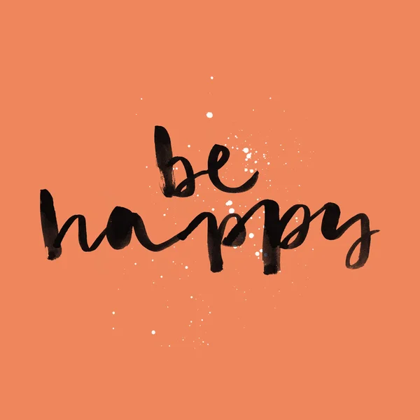 Fotos de Be happy lettering, Imagens de Be happy lettering sem ...