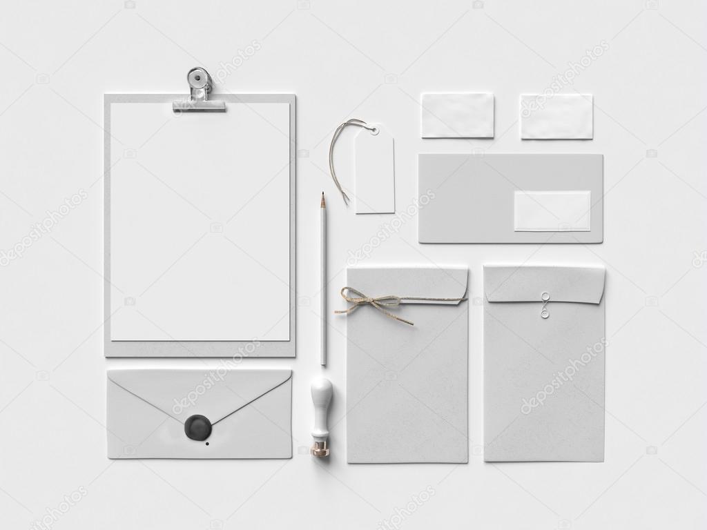 Set of paper Branding elements Stock Photo by ©Saprykinandrey 66385551