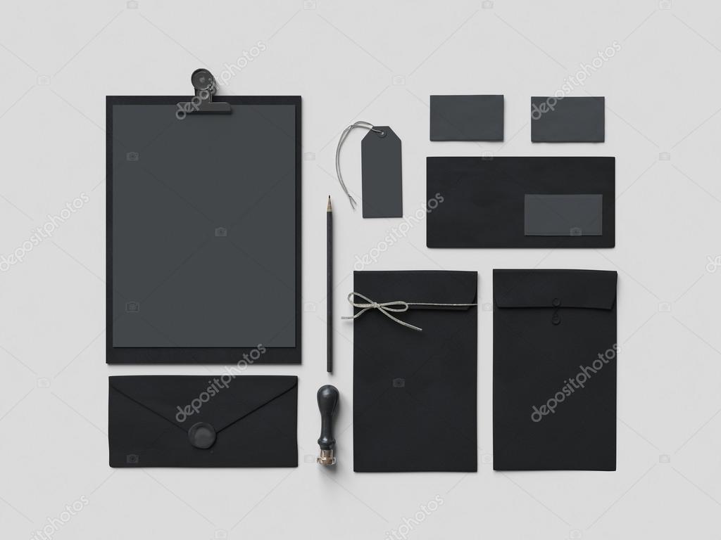 Set of paper Branding elements Stock Photo by ©Saprykinandrey 66385787