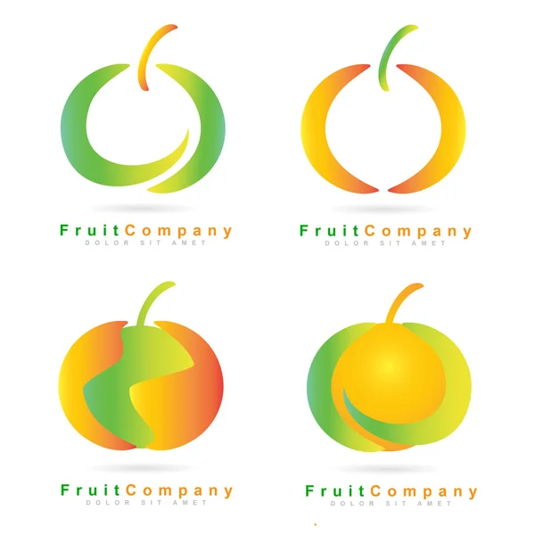 Fruits logos images vectorielles, Fruits logos vecteurs libres de ...
