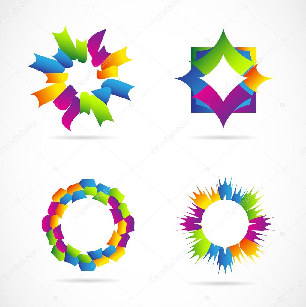 Varios elementos del logotipo Vector de stock #76232531 de ©dragomirescu