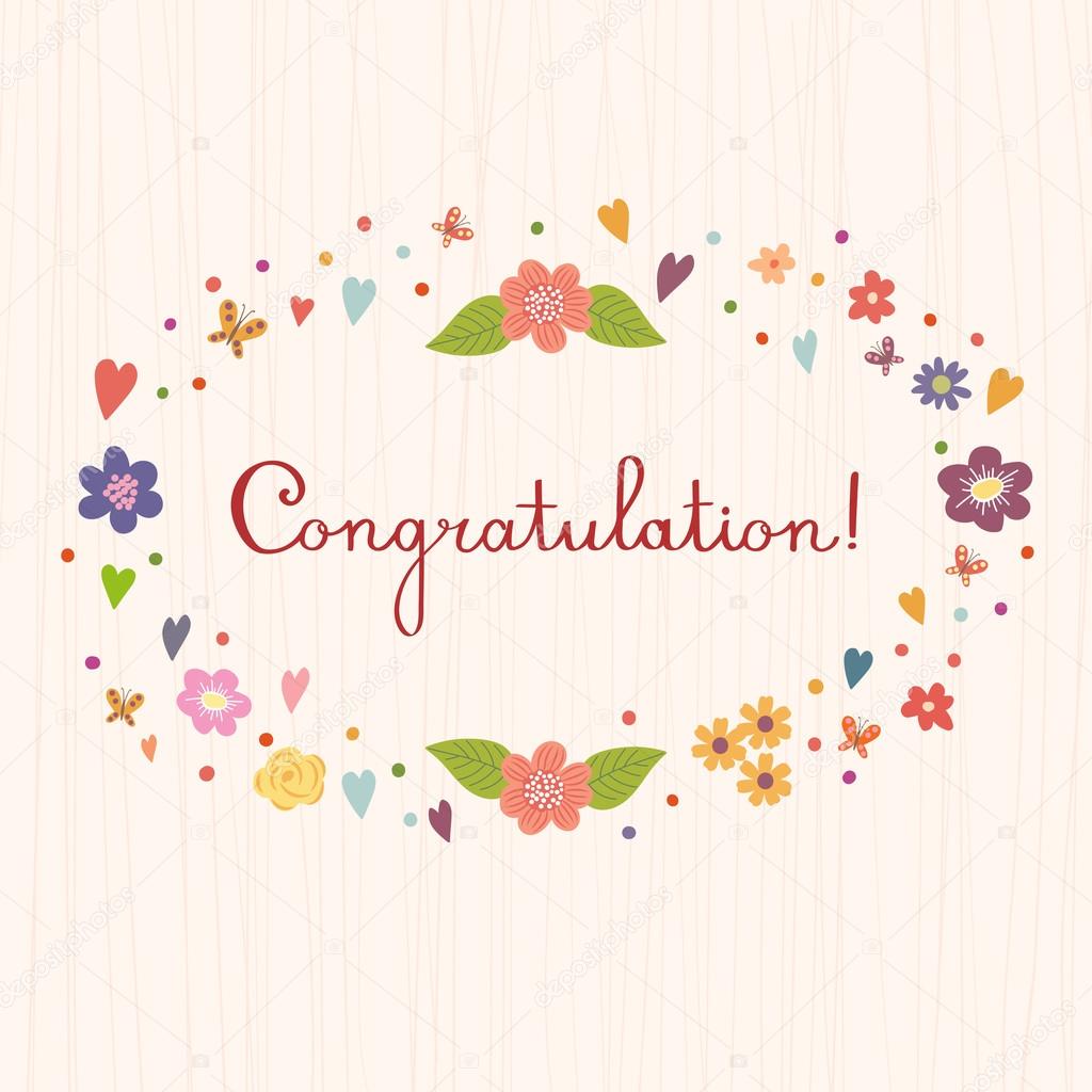 Félicitations. Texte vectoriel lumineux et élégant sur un fond de bande ...