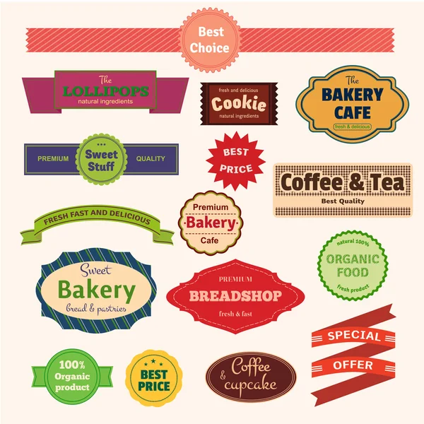 19,045,887 Pastry labels Vector Images | Depositphotos