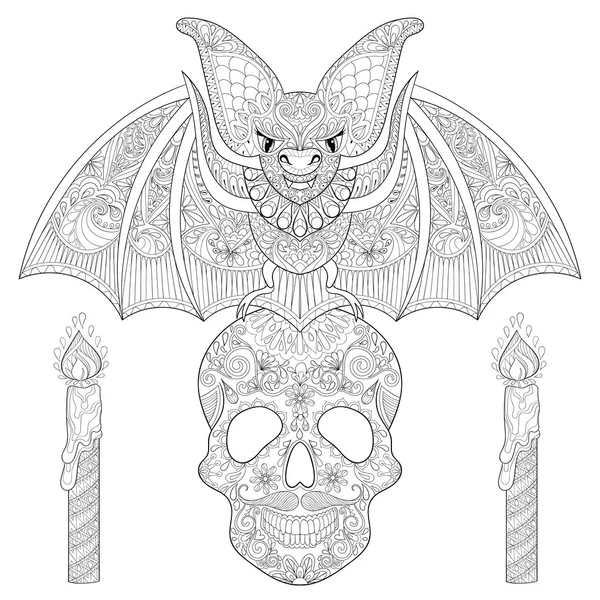 Zentangle bat, Royalty-free Zentangle bat Vector Images & Drawings ...