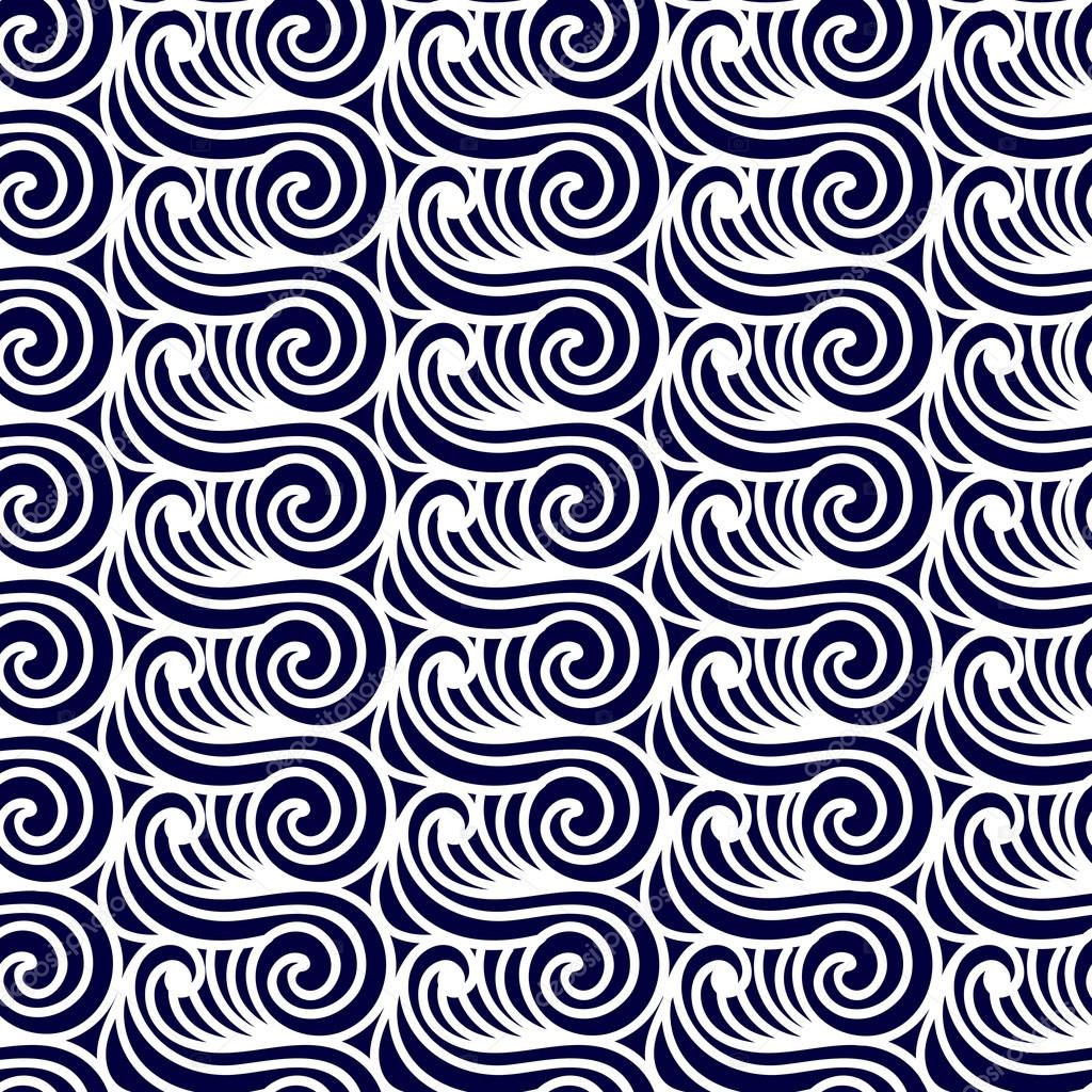 Sea Seamless Pattern Stock Vector Image by ©i_panki #69589639