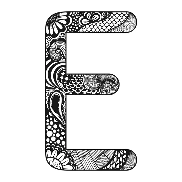 Zentangle alfabesi Vector Art Stock Images | Depositphotos