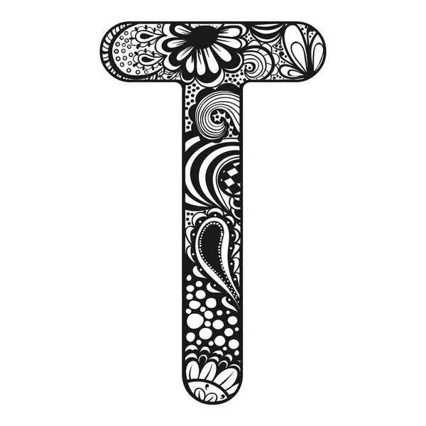 Zentangle Color Letters