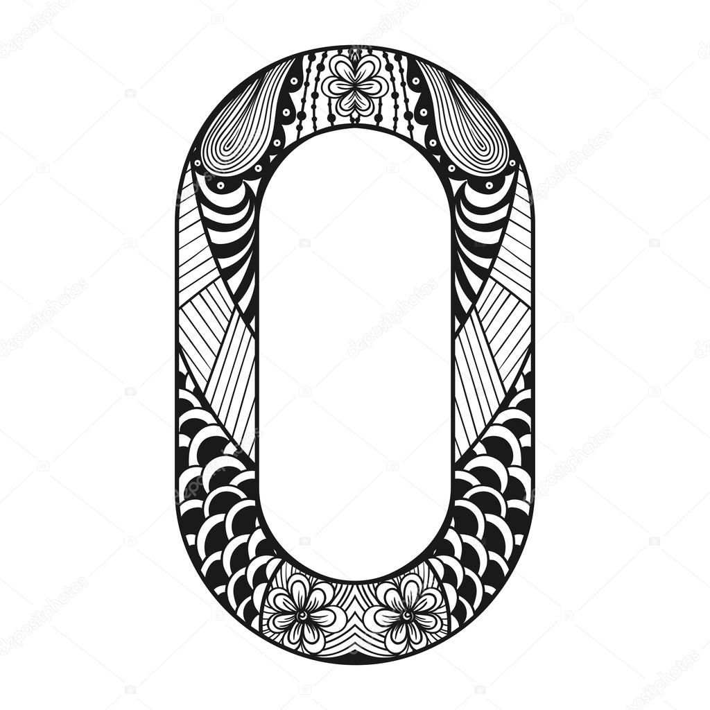 Decorative Letter O