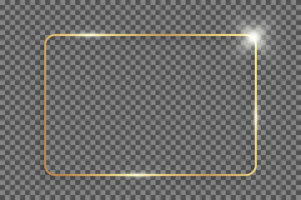 Silver Rectangle Frame Shadows Highlights Isolated Transparent ...