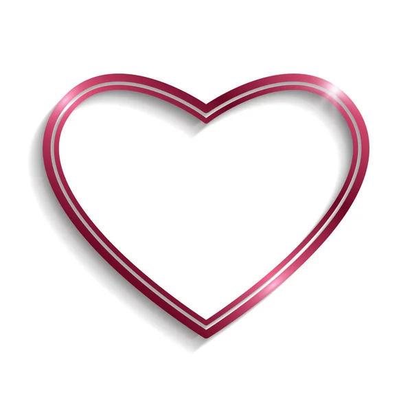 Double Heart Border Clip Art