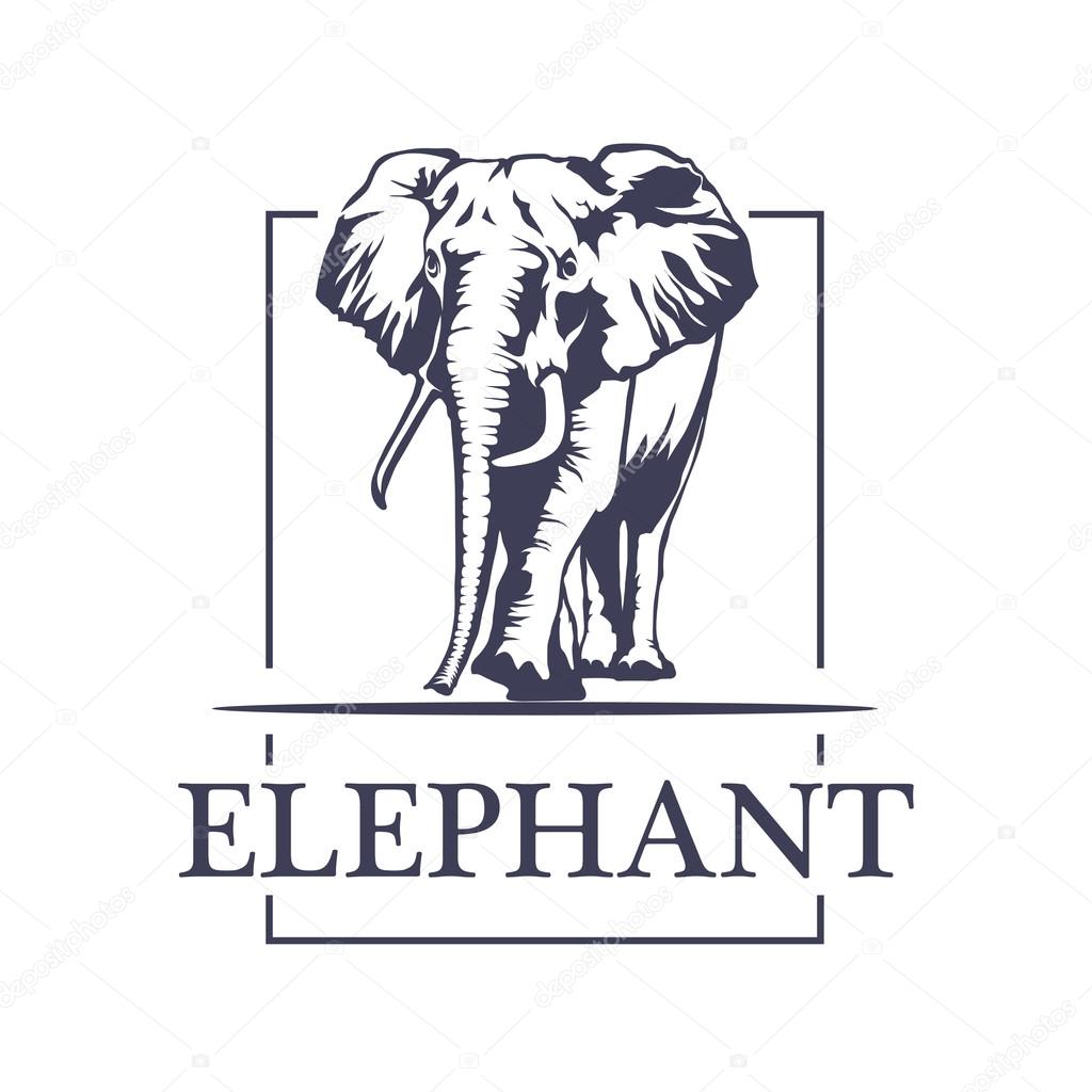 Elephant logo illustration Stock Vector by ©korniakovstock@gmail.com ...