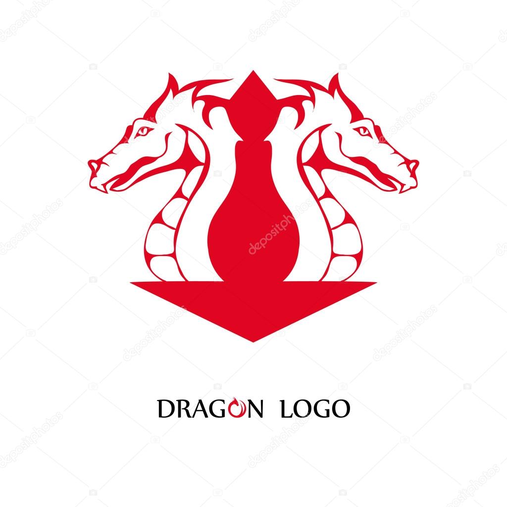 Red dragon logo Stock Vector Image by ©korniakovstock@gmail.com #99122492