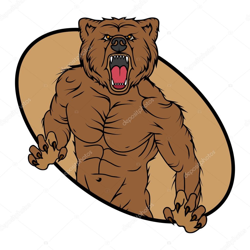 Angry bear logo Stock Illustration by ©korniakovstock@gmail.com #99123274 Angry bear logo Stock Illustration by ©korniakovstock@gmail.com #99123274