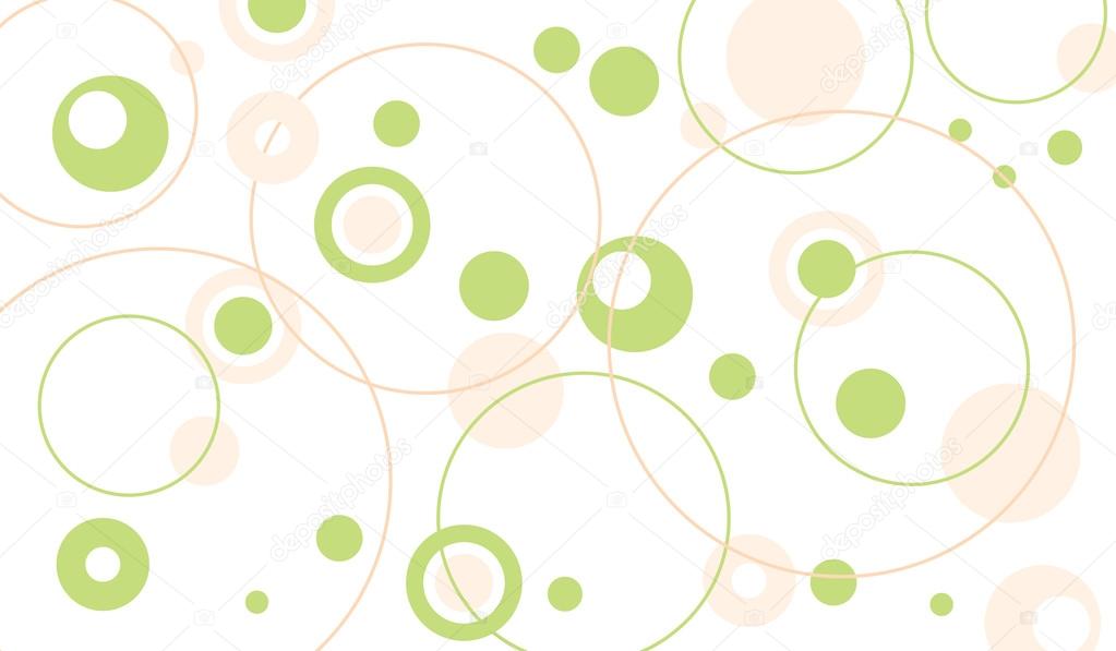 Circle pattern green spring background vector illustration Stock Vector ...