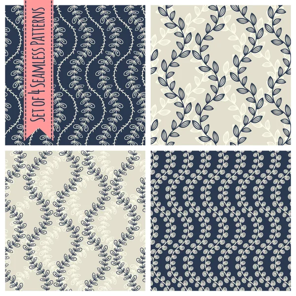 Variety styles seamless patterns set. All patterns available in Stock ...