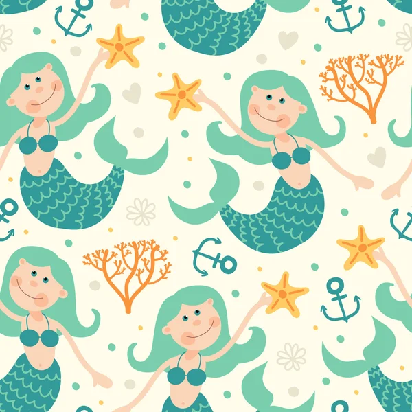 ᐈ Mermaids stock illustrations, Royalty Free mermaids to print vectors ...