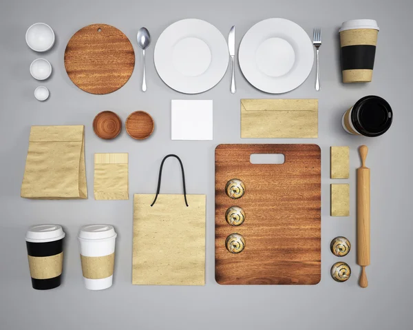 Kitchen utensils mockups — Stock Photo © FilL239 #97483844