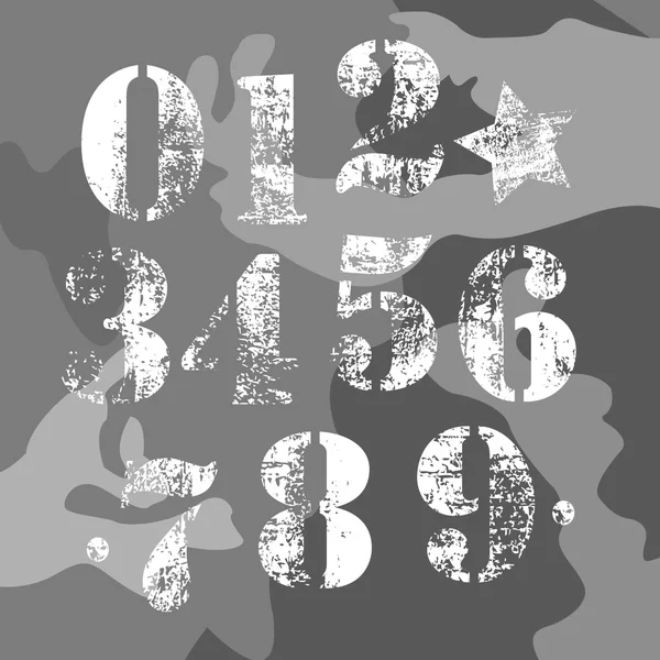 Números do exército Vector Art Stock Images | Depositphotos
