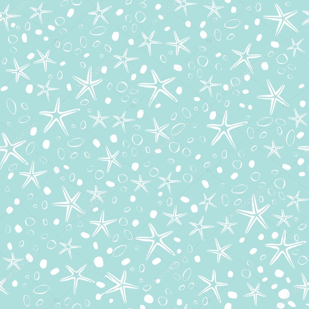 Blue seamless texture with decorative stars Stock Vector Image by ...