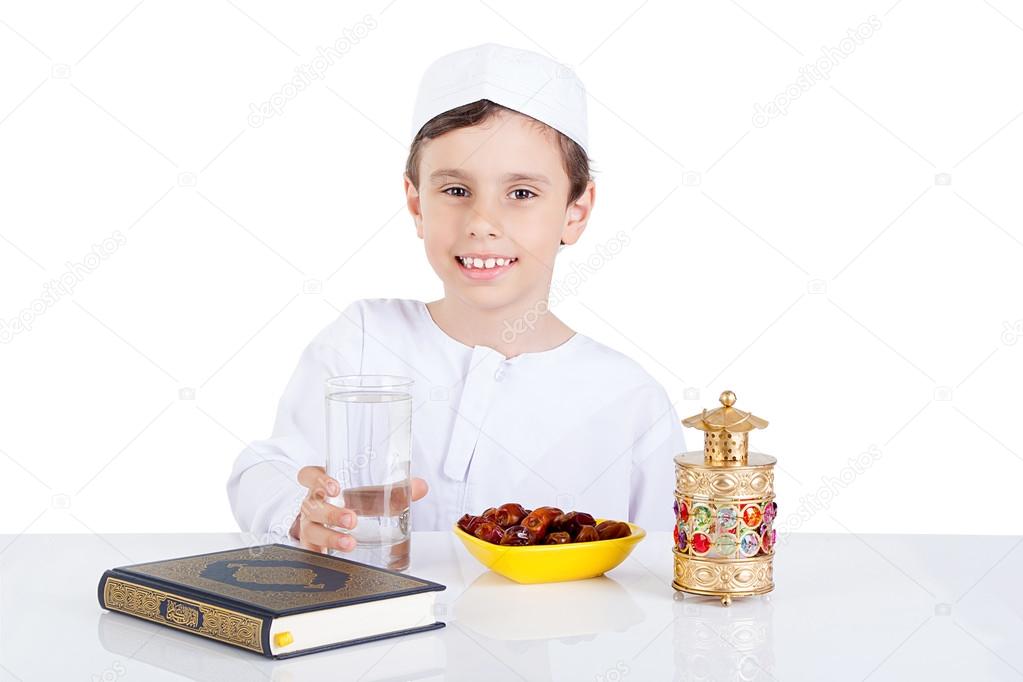Young Muslim boy ready for brakfast in Ramadan Stock Photo by ©arapix ...