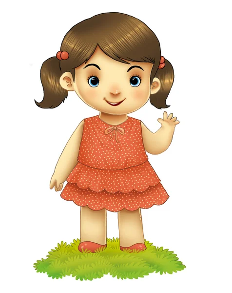 Little girl cartoon Stock Photos, Royalty Free Little girl cartoon ...