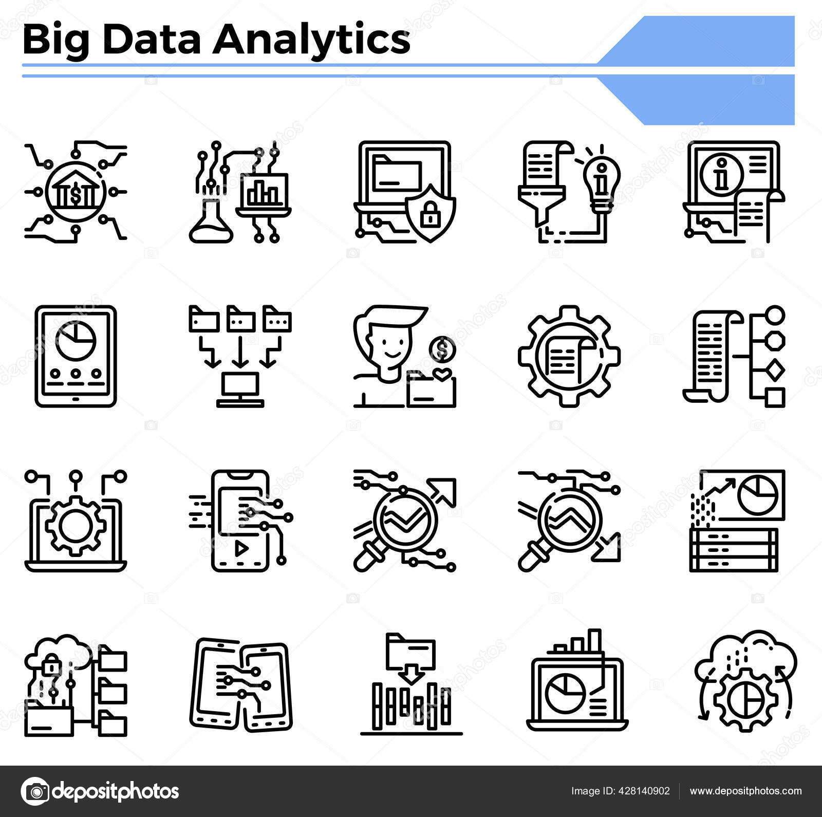 Big Data Analytics Icon