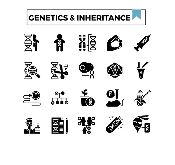 Genetics Inheritance Icon Set Stock Vector Image by ©d.promprasit ...