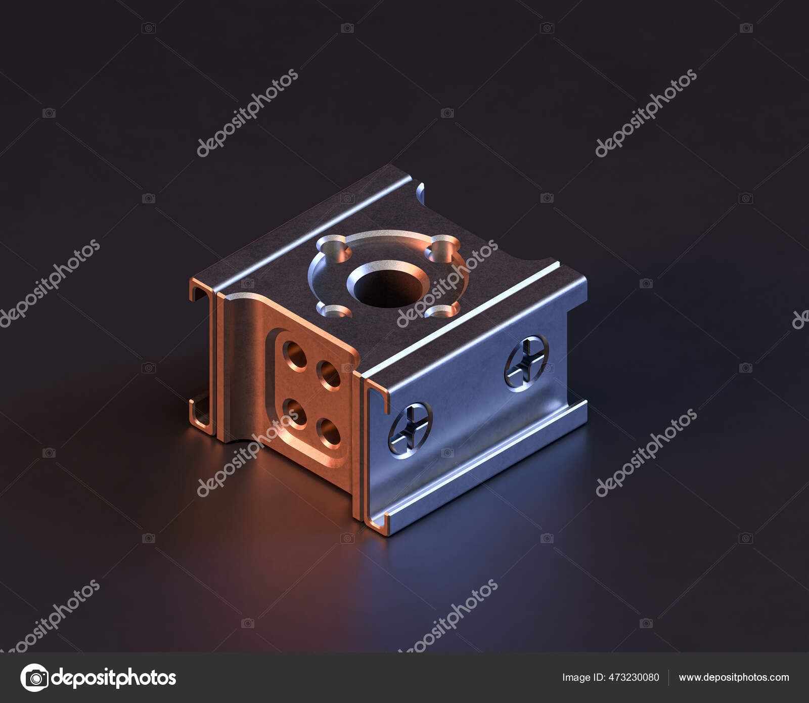 Shiny Metal Spare Mechanical Part Machine Machinery Automotive Industry ...