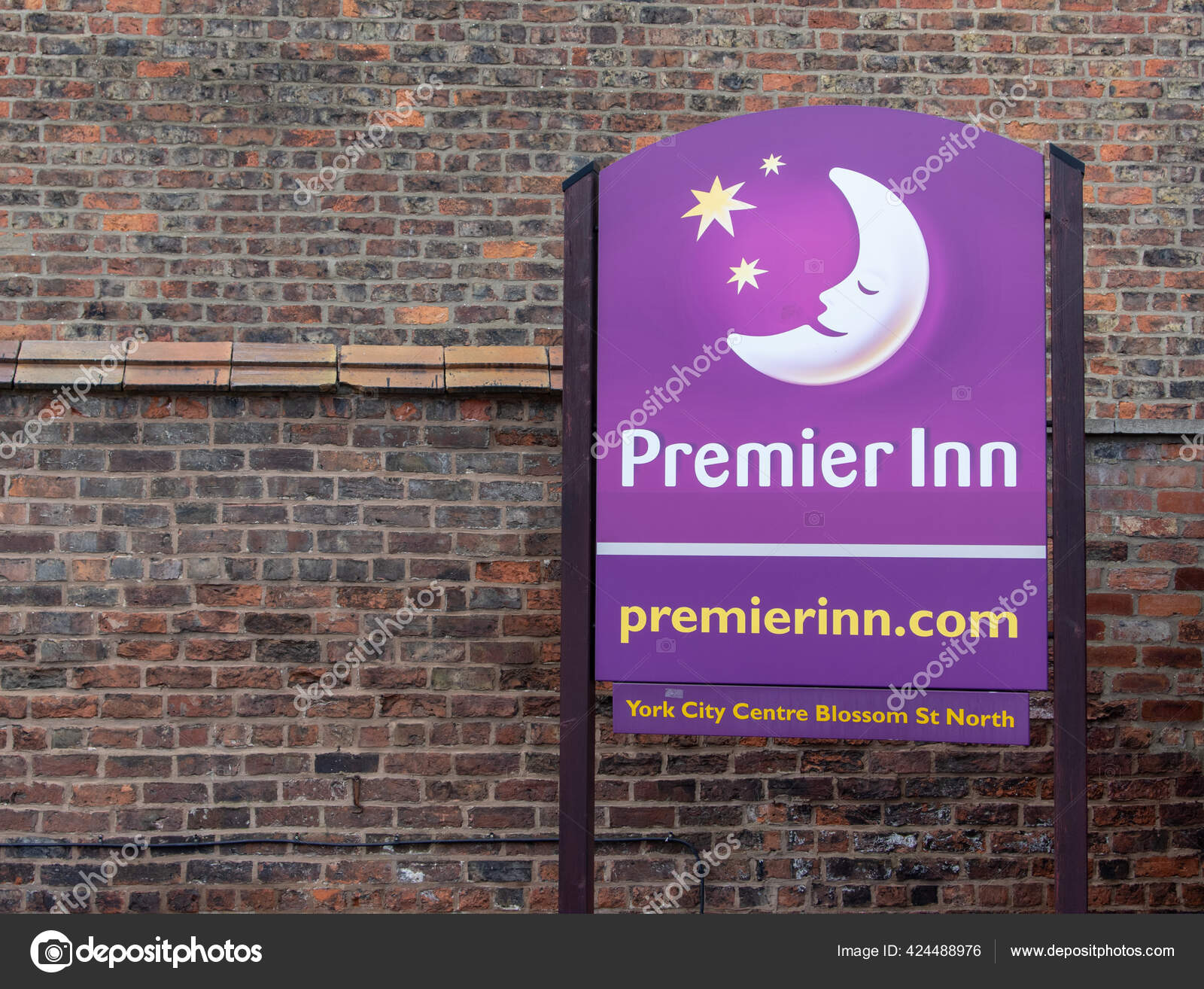Premier Inn Hotel Moon Sign – Stock Editorial Photo © Almac #424488976